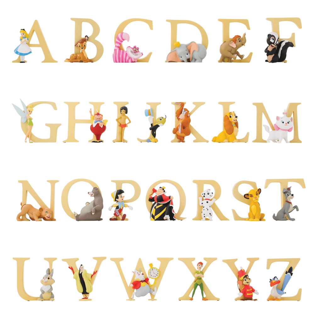 Disney Alphabet range. - Boormans